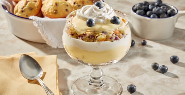 Blueberry Parfait Cups Recipe | "JIFFY" Mix